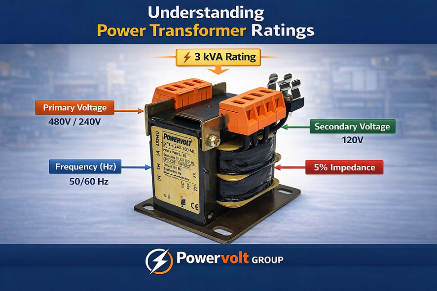 Power Transformer Ratings Explained: kVA, Voltage, Frequency ...
