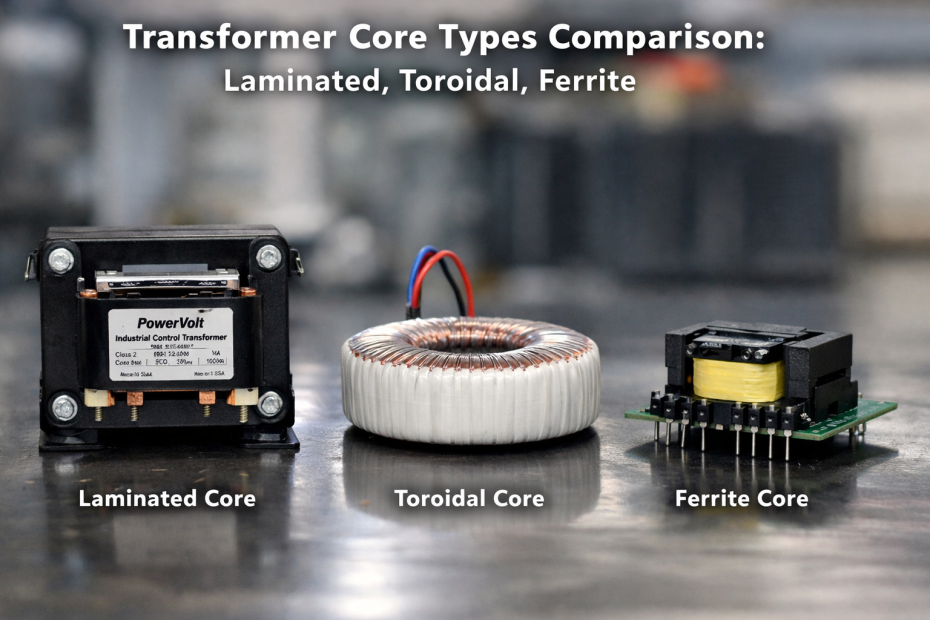 Core Types in Power Transformers: Laminated, Toroidal, and Ferrite ...